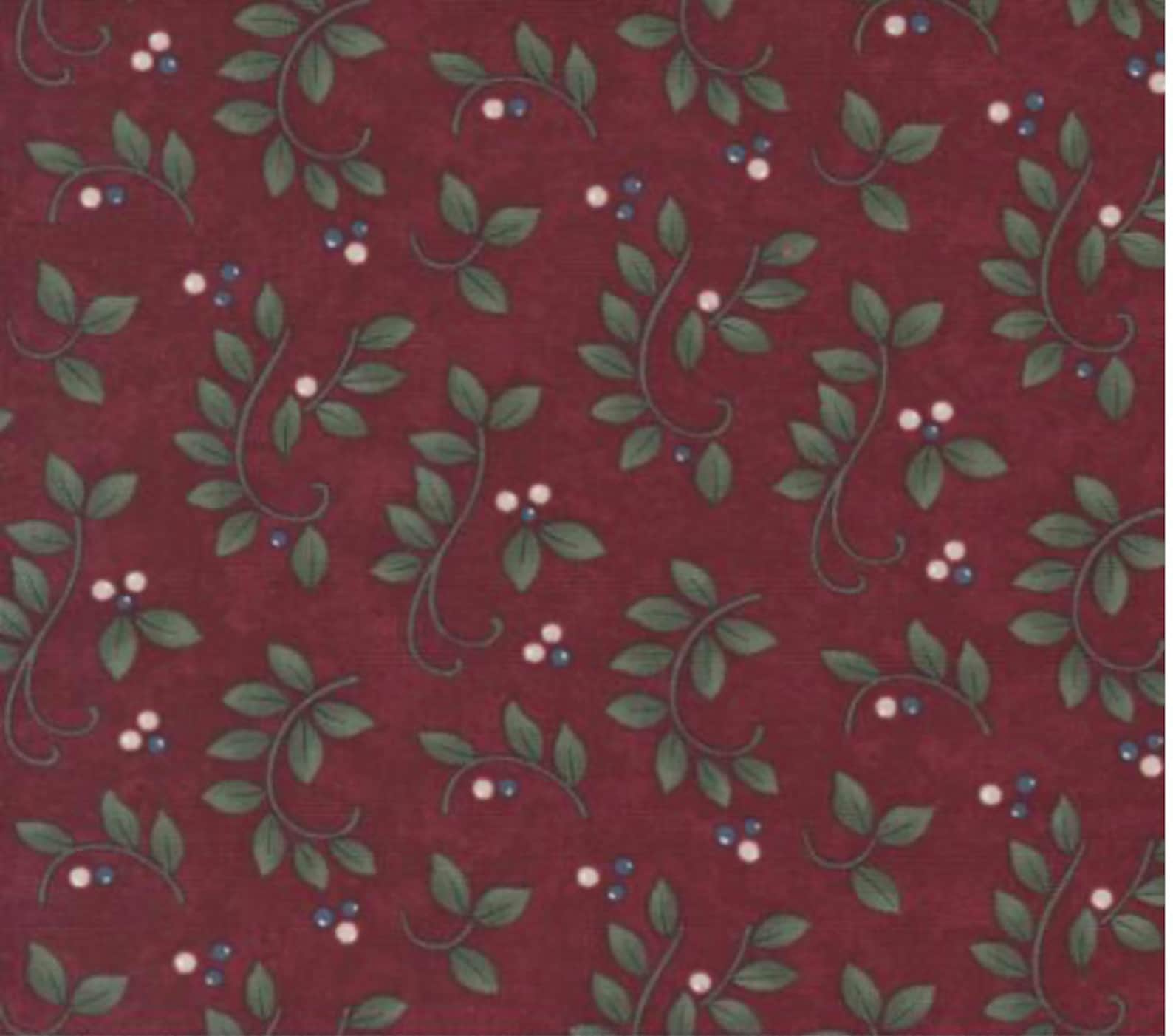 Winter Flurries Panel in Berry by Holly Taylor for Moda Fabrics - Etsy