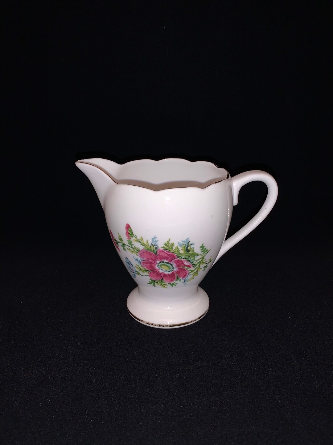 Vintage Bone China Creamer, Cream Pitcher, Syrup Pitcher, Salad ...