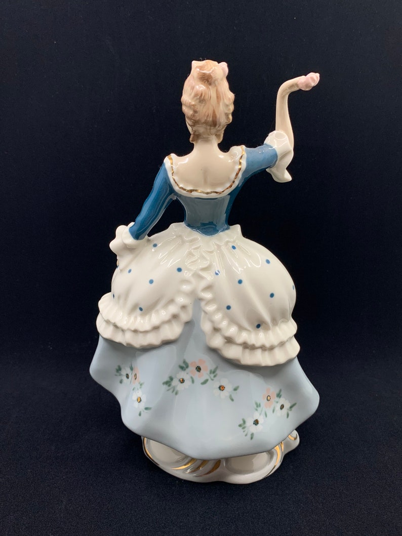 Royal Dux Bohemia Dancing Lady Figurine, Royal Dux Dancer, 1940s, Vintage Bohemian Dancing ...