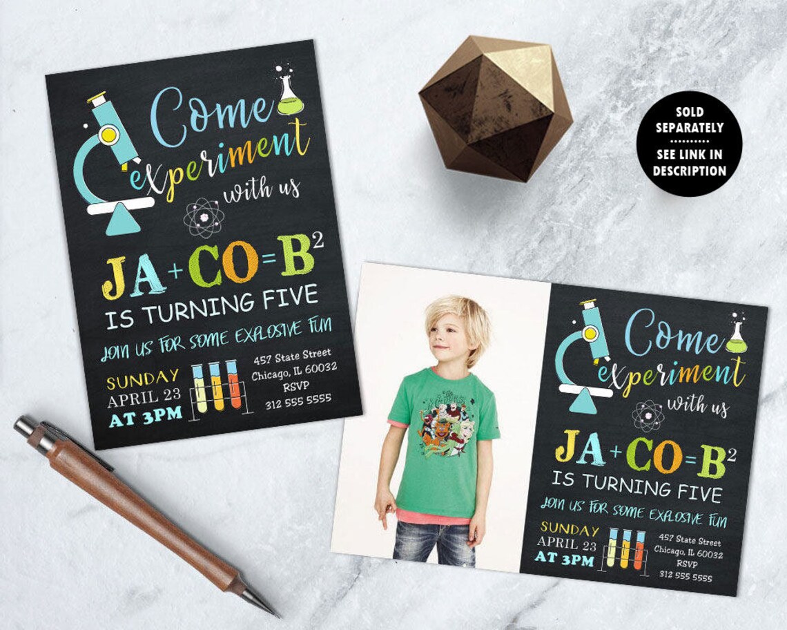 Science Welcome Sign Mad Scientist Poster Science Party | Etsy