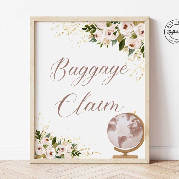 Baggage Claim Sign - Etsy