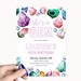 Crystal Gemstone Birthday Invitation, She's a Gem Birthday Invitation ...