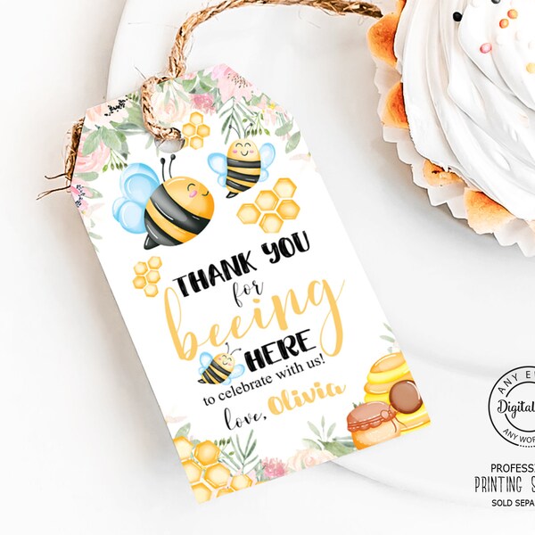 Thanks for Beeing Here - Etsy