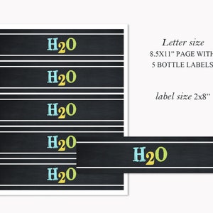 Science Boy Birthday Water Bottle Labels Printable, Science Experiment ...