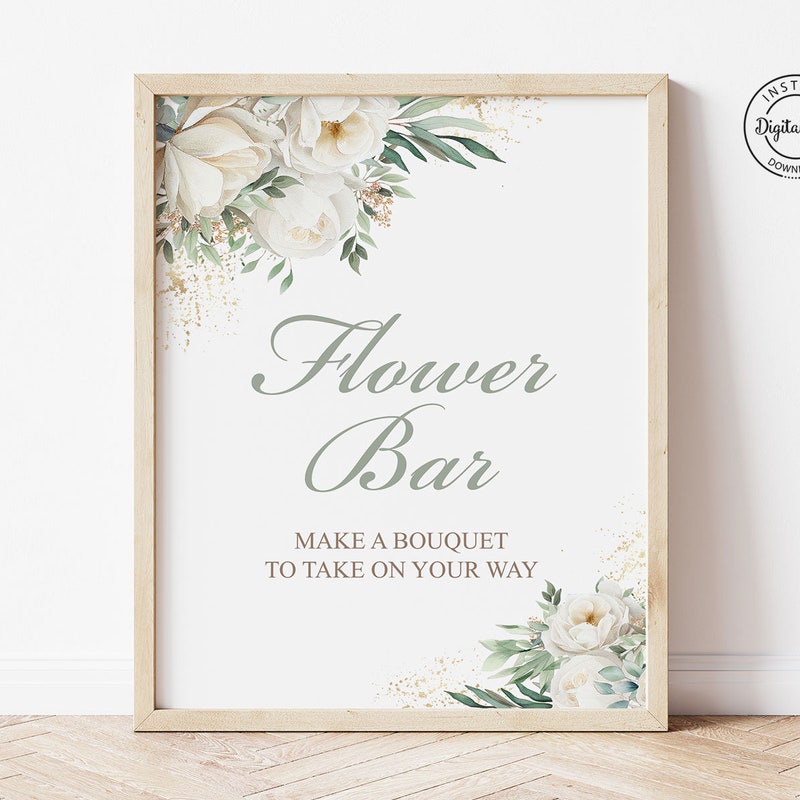 Bouquet Bar Sign - Etsy