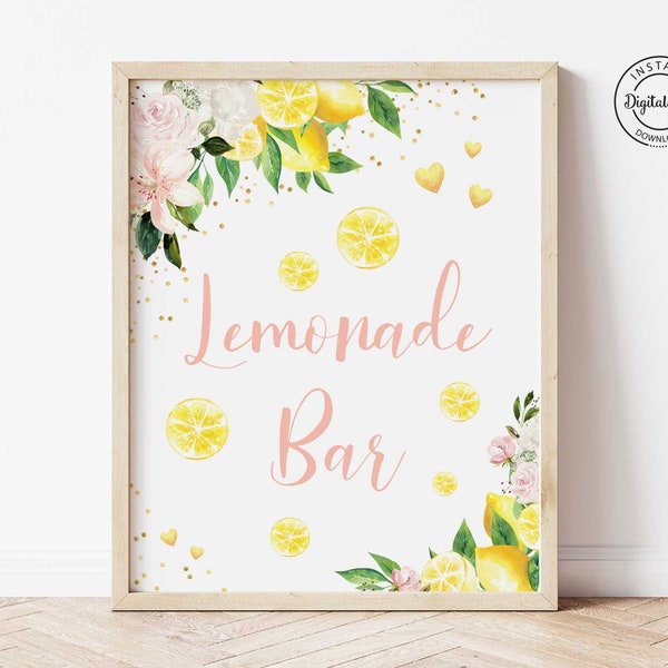 Lemonade Bar Sign - Etsy