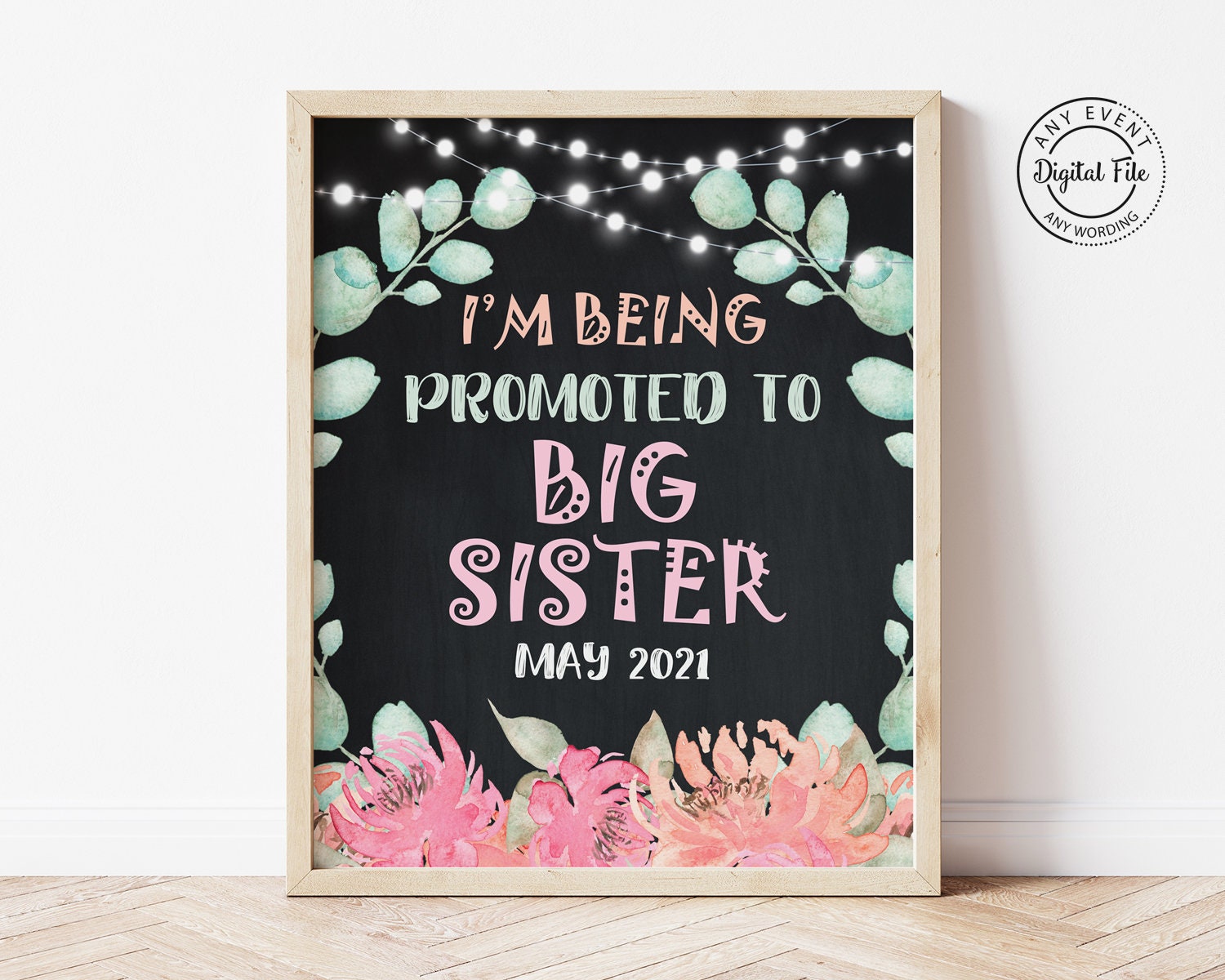 Paper & Party Supplies Banners & Signs Watercolor Rainbow Chalkboard ...