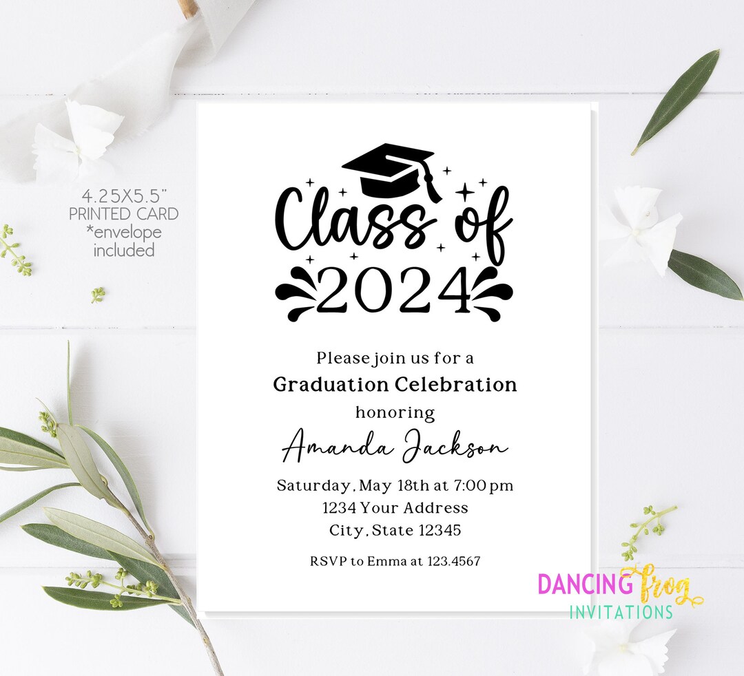 Printed Graduation Invitations | Celebration | Graduation Party ...