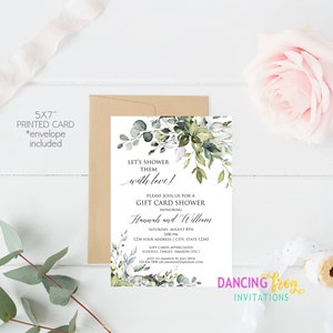 Gift Card Bridal Shower Invitation, Gift Card Shower Invitation ...