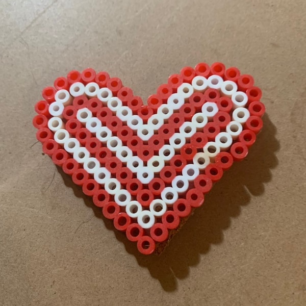 Heart Perler - Etsy