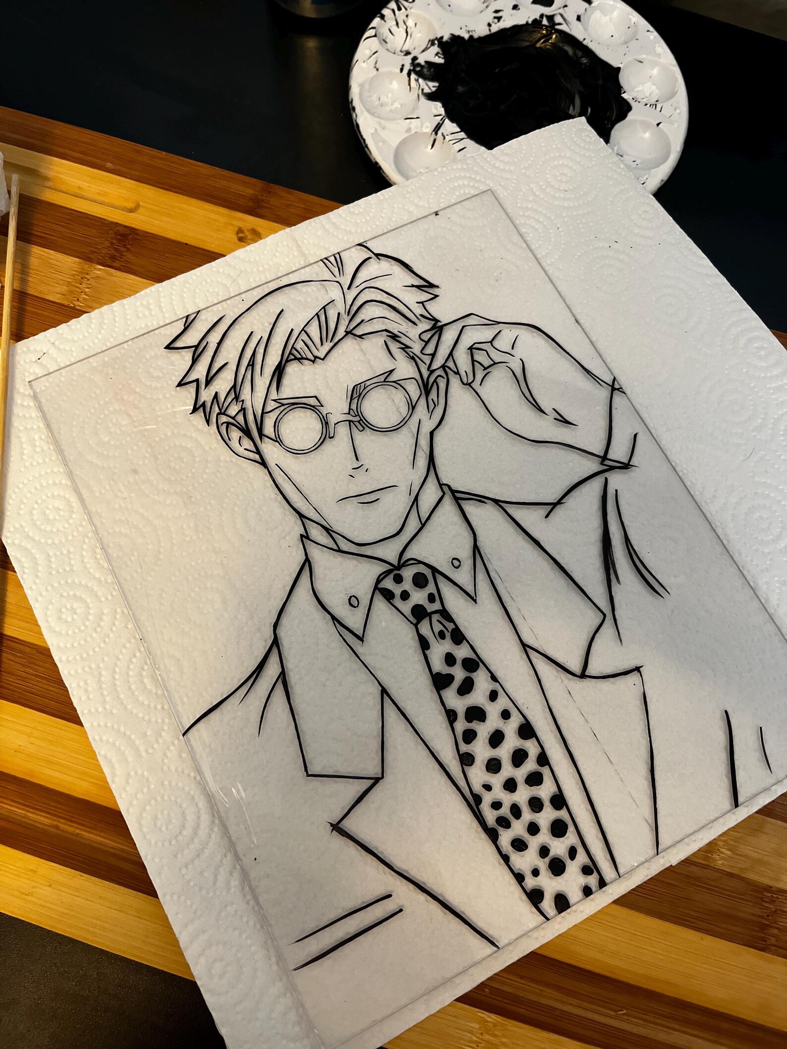 Jujutsu Kaisen's Kento Nanami X Glitter Background - Etsy