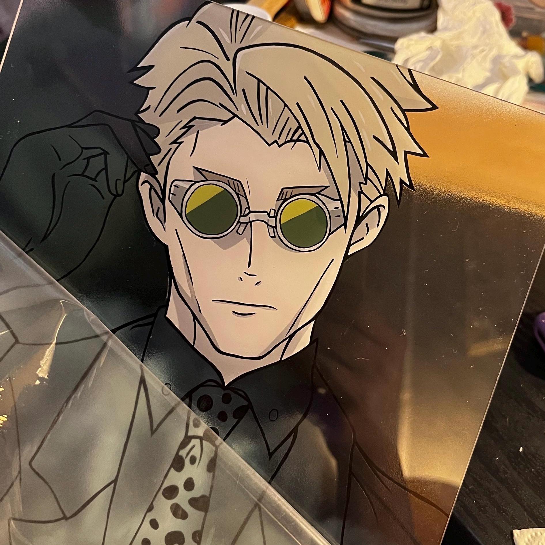 Jujutsu Kaisen's Kento Nanami X Glitter Background - Etsy