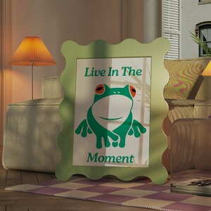 Retro Wall Art, Aesthetic Posters, Frog Print, Frog Gifts, Retro Print ...