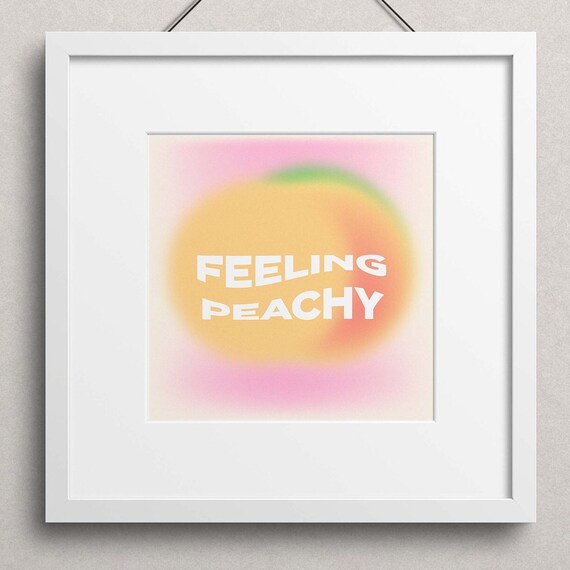 Retro Wall Art Retro Gradient Poster Retro Quote Poster | Etsy