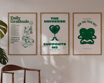 Retro Quote Digital Art Print Printable Wall Art - Etsy