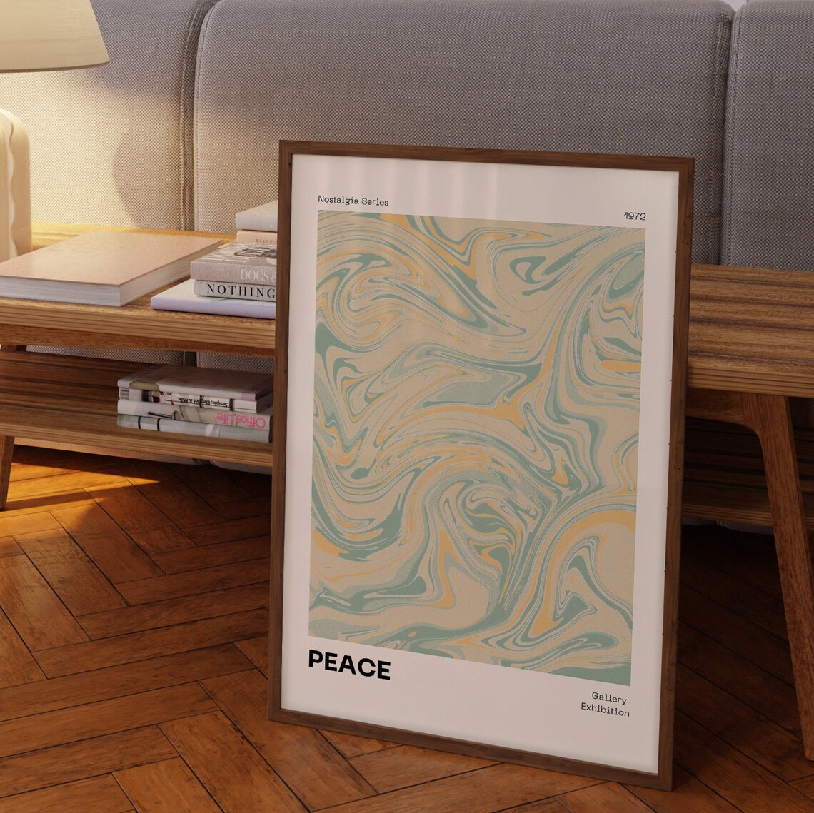 Aura Poster, Retro Gradient Poster, Grainy Gradient, Affirmation Poster ...