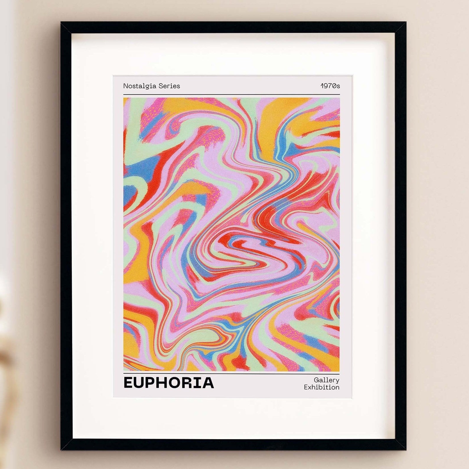 Aura Poster Retro Gradient Poster Grainy Gradient - Etsy