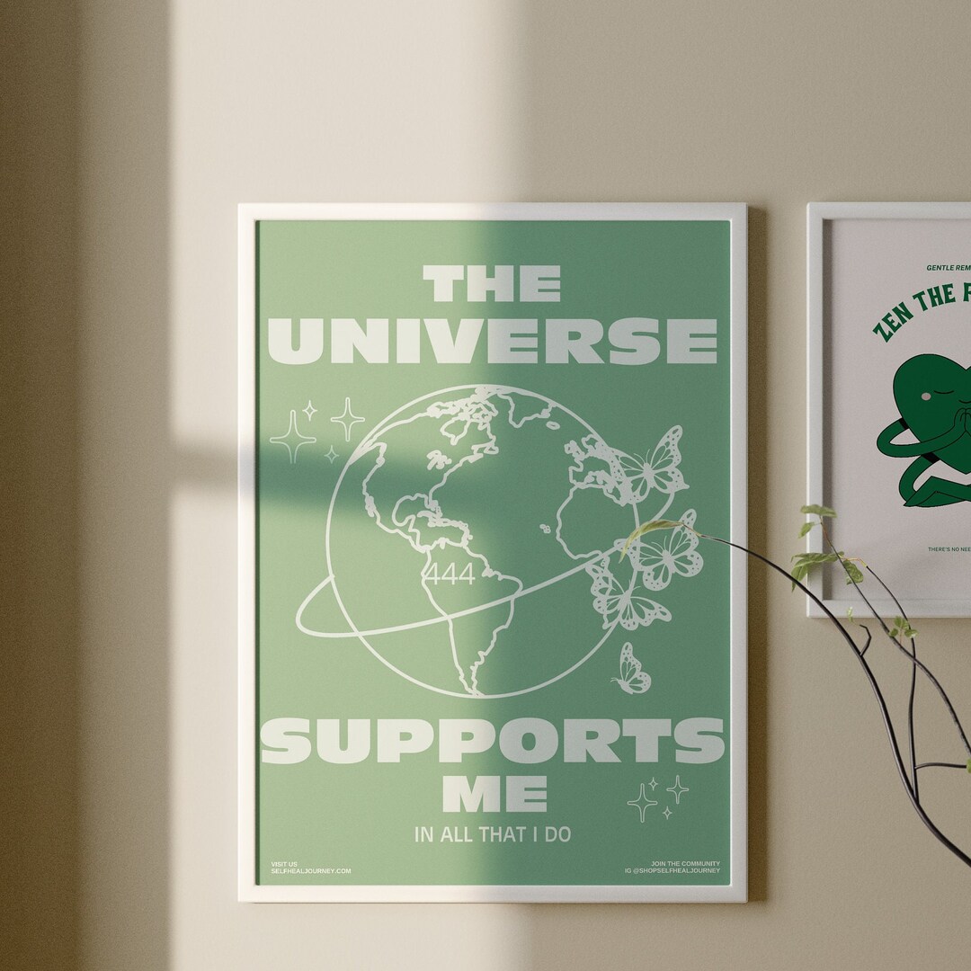 Green Retro Poster, Retro Quote Print, Dorm Room Decor, Digital ...