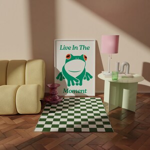 Retro Wall Art, Aesthetic Posters, Frog Print, Frog Gifts, Retro Print ...