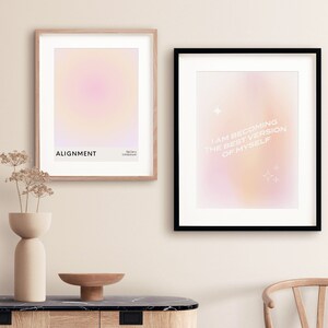 Manifest Wall Art, Gallery Wall Set, Law of Attraction, Set of 10 ...