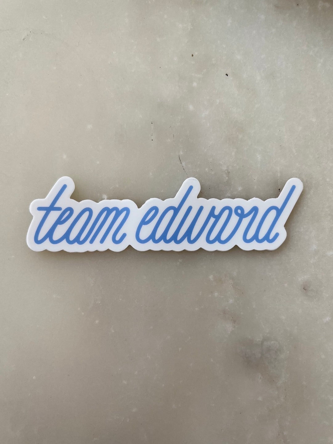 Team Edward Twilight Sticker Blue - Etsy