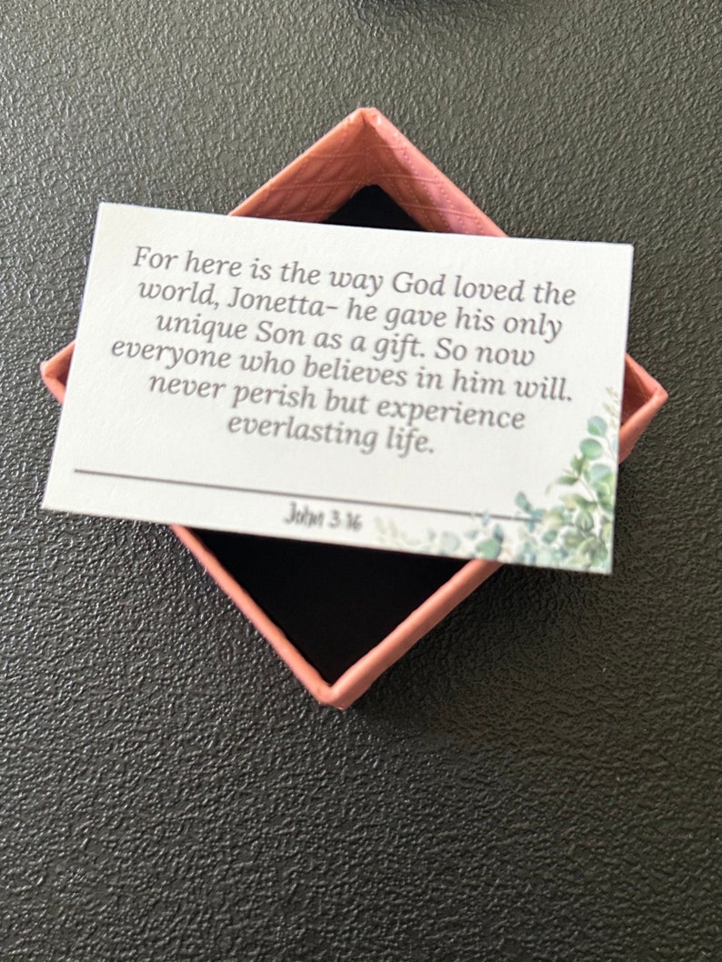 Personalized Scripture Cards Daily Scripture Cards Encouragement Cards ...