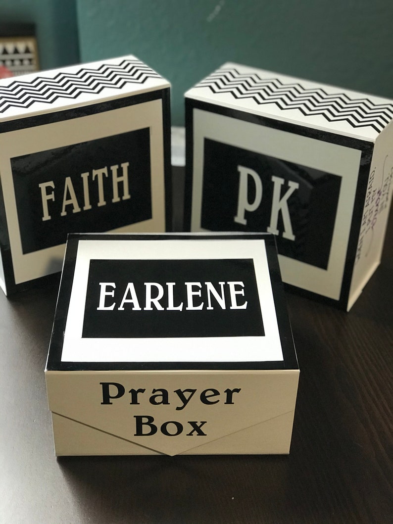 Personalized Prayer Box for Prayers Box Scripture Box Baptism Gift Box ...