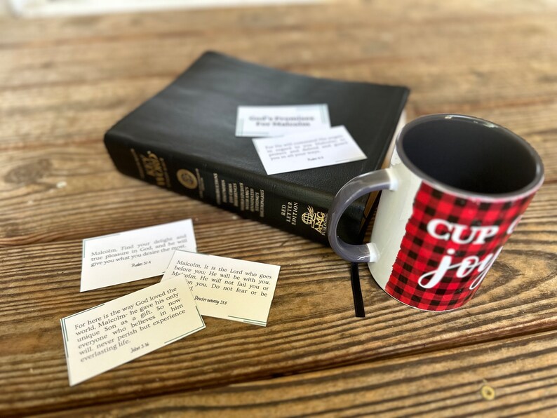 Personalized Encouragement Scripture Cards Daily Scripture Cards ...