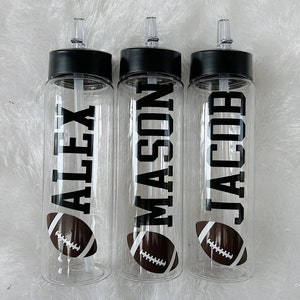 Football Water Bottle / Football Team Water Bottles / Football Team ...