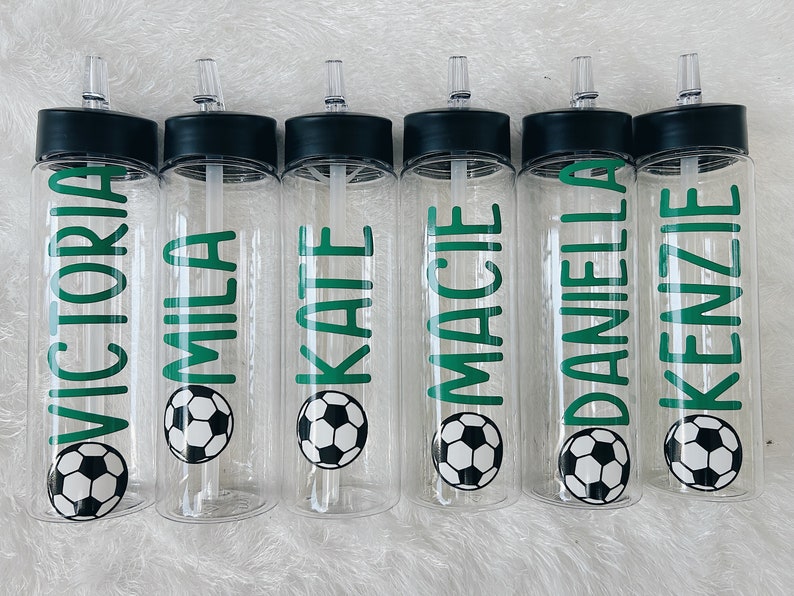 Soccer Water Bottle / Soccer Team Water Bottles / Soccer Team Gift ...