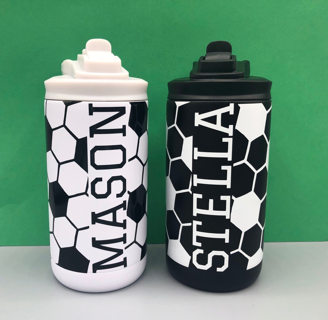 Soccer Water Bottle / Kids Soccer Water Bottle / Kids Soccer | Etsy