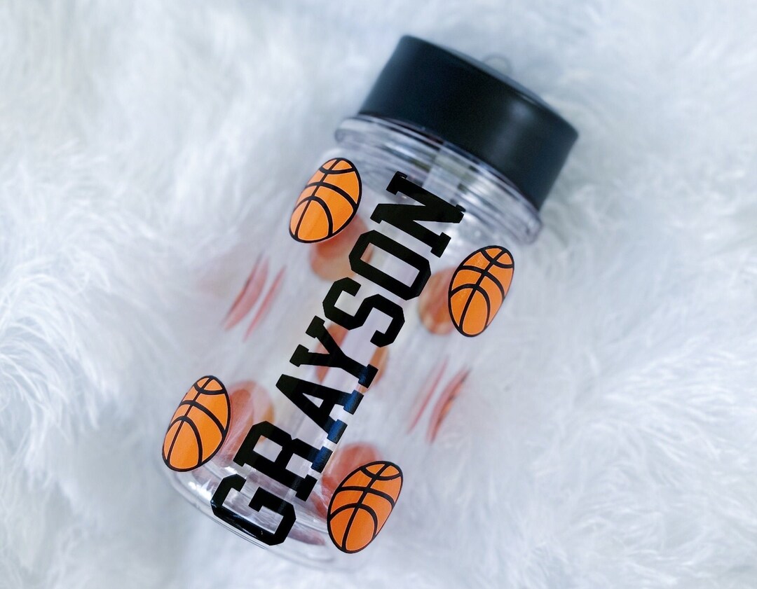 Basketball Water Bottle / Basketball Party Favors / Basketball Team ...