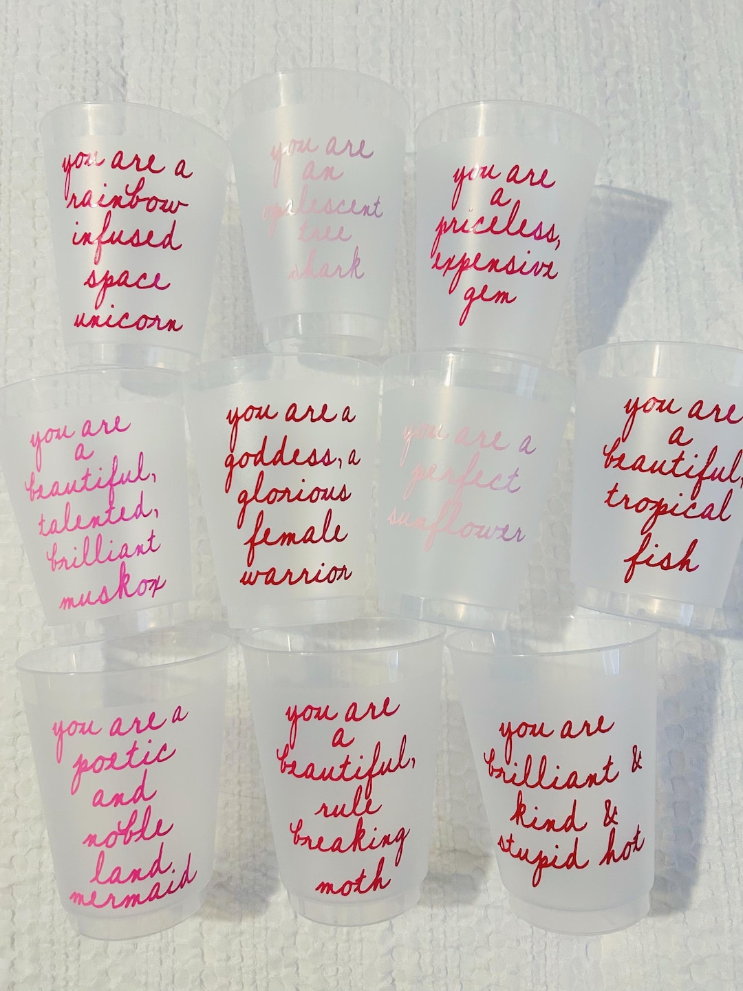 Galentine’s Day Cups / Galentine's Day Party Favors / Leslie Knope ...