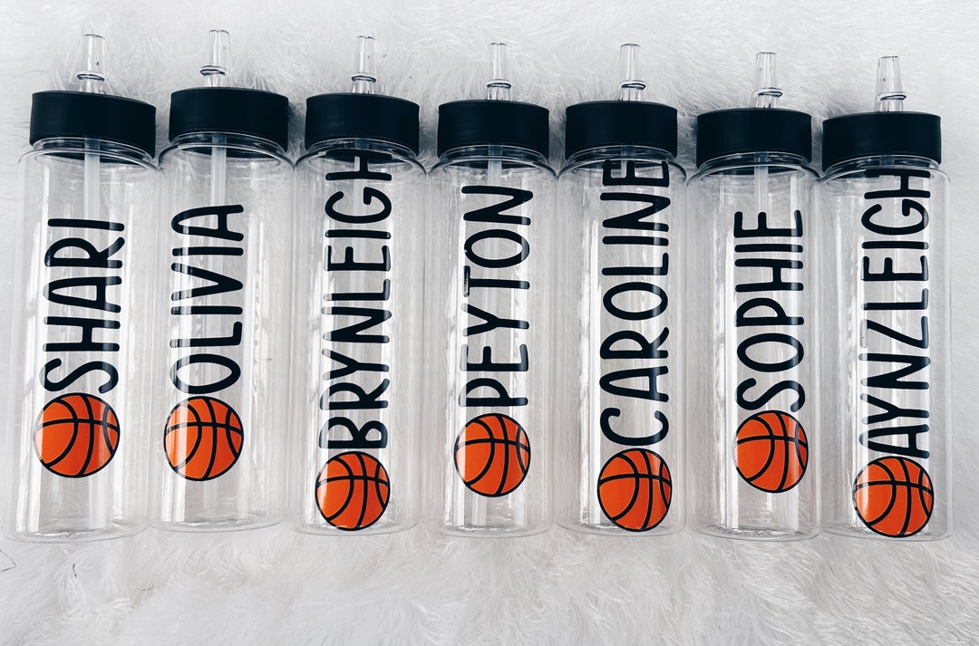 Basketball Water Bottle / Basketball Team Water Bottles / Basketball ...