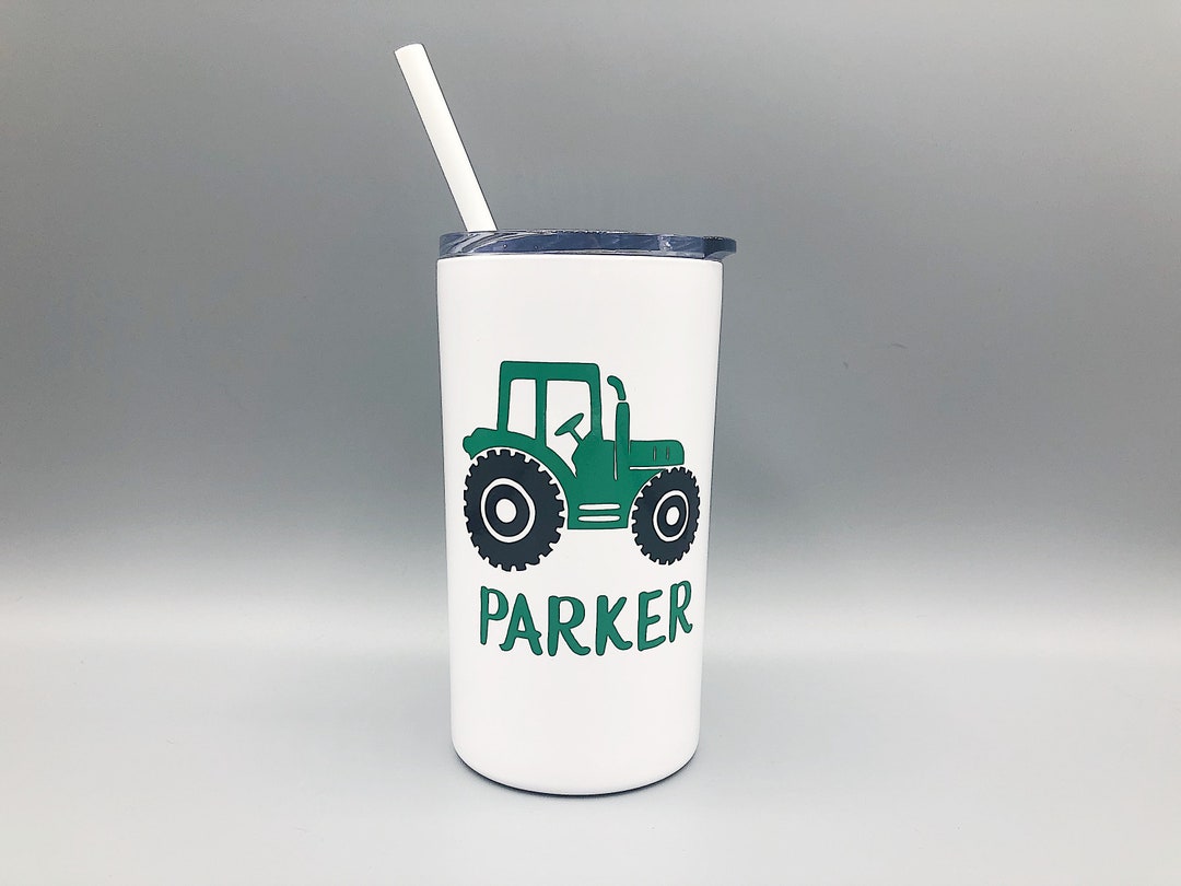 Kids Tractor Cup / Kids Tractor Tumbler / Tractor Cup / Boys Tractor ...