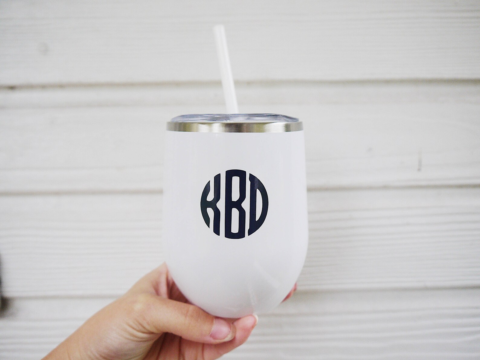 Monogrammed Wine Tumbler // Personalized Wine Tumbler - Etsy