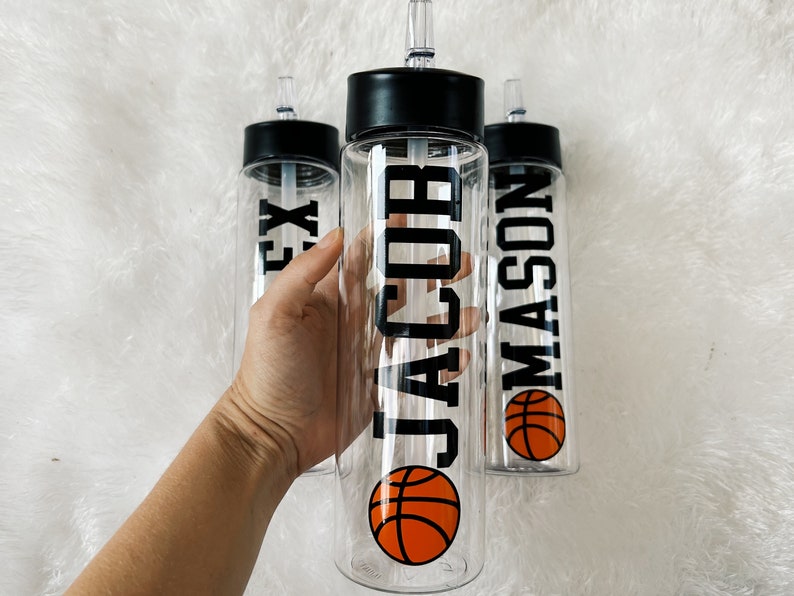 Basketball Water Bottle / Basketball Team Water Bottles / Basketball ...