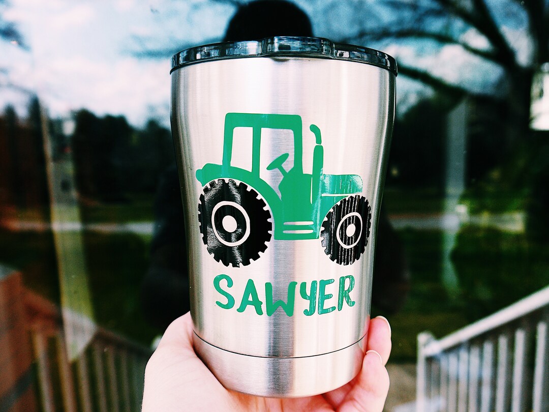 Tractor Cup // Kids Mug // Boys Tractor Cup // Tractor Tumbler - Etsy