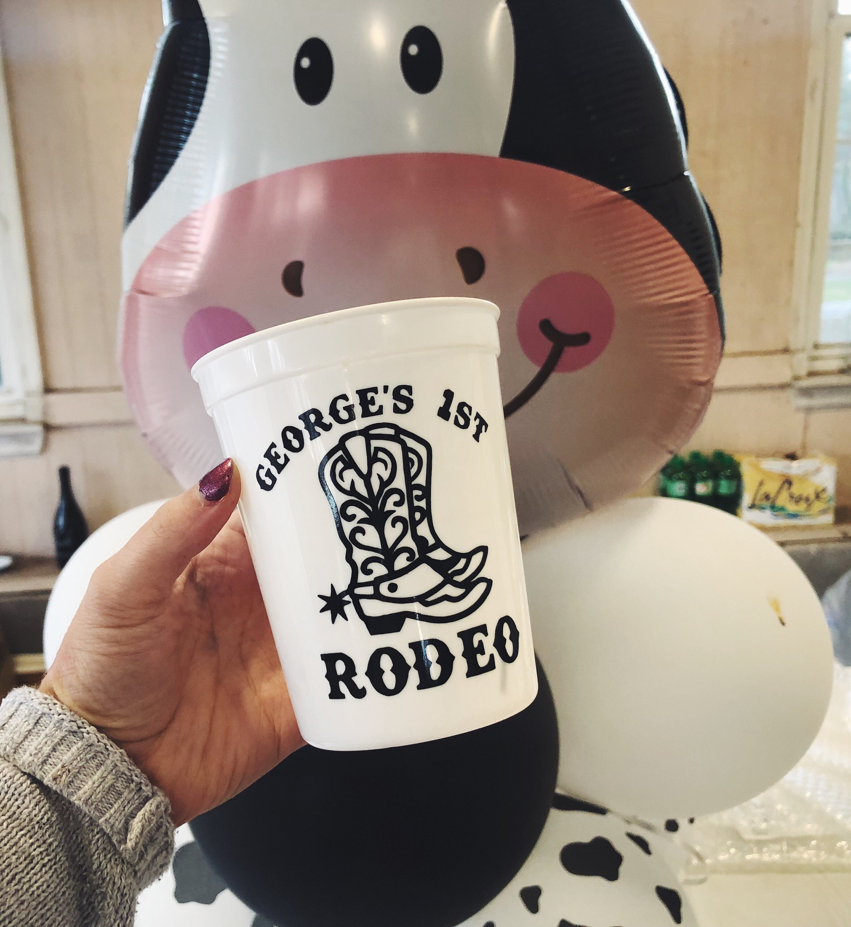 First Rodeo Birthday Party Cups / First Rodeo Decor / First Rodeo ...