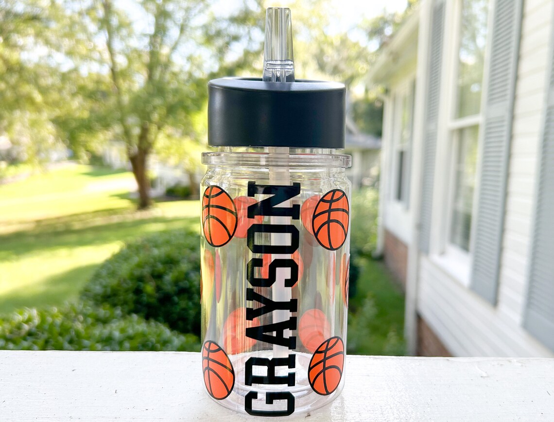 Basketball Water Bottle / Basketball Party Favors / Basketball Team ...