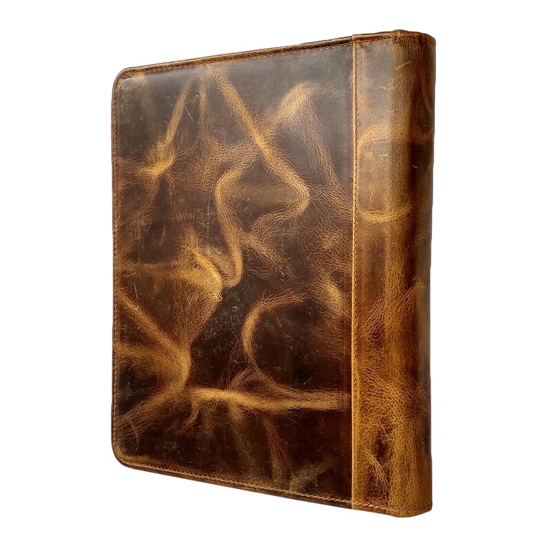 Leather Portfolio Letter Size Organizer Folders Leather - Etsy