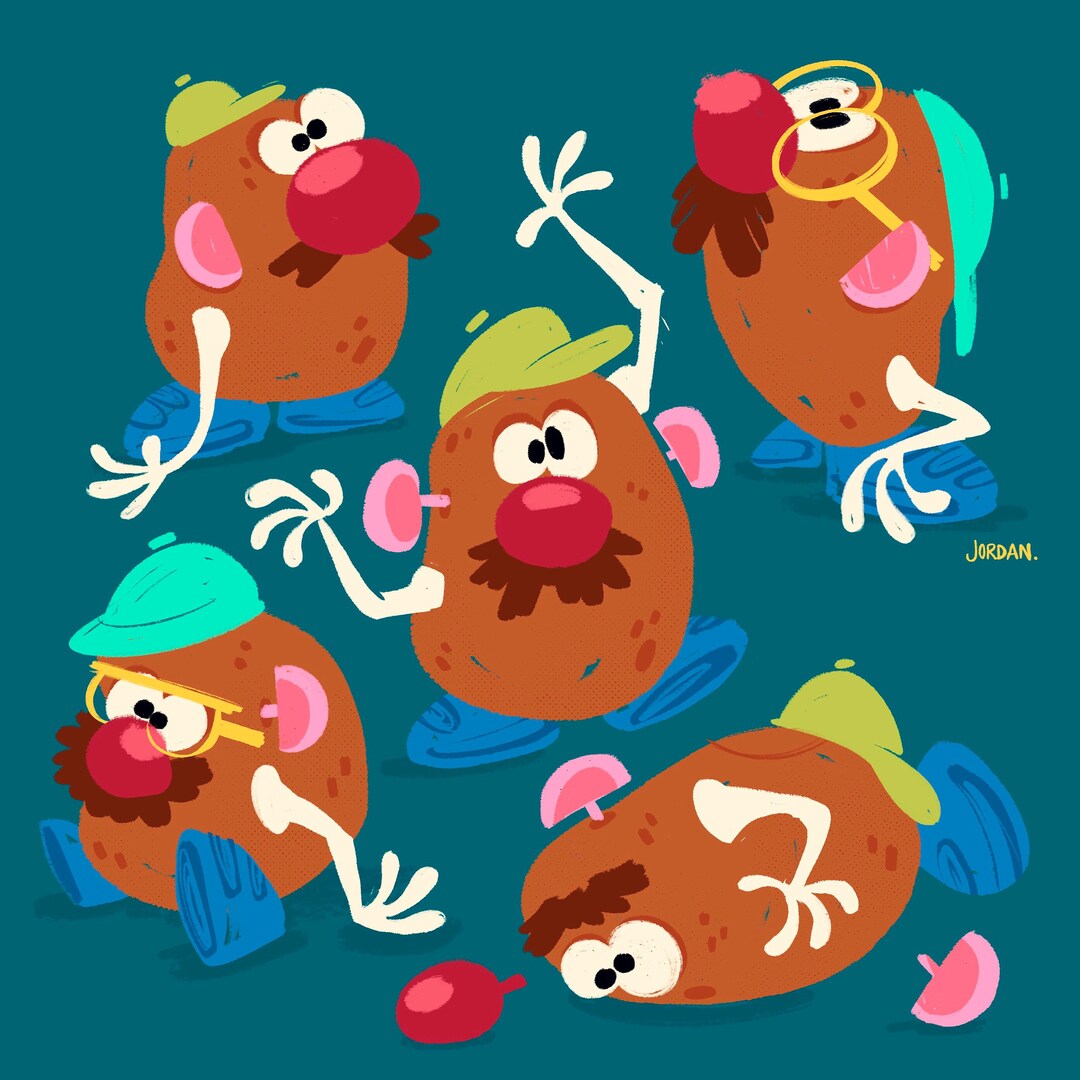 PRINT: Tater Face - Etsy