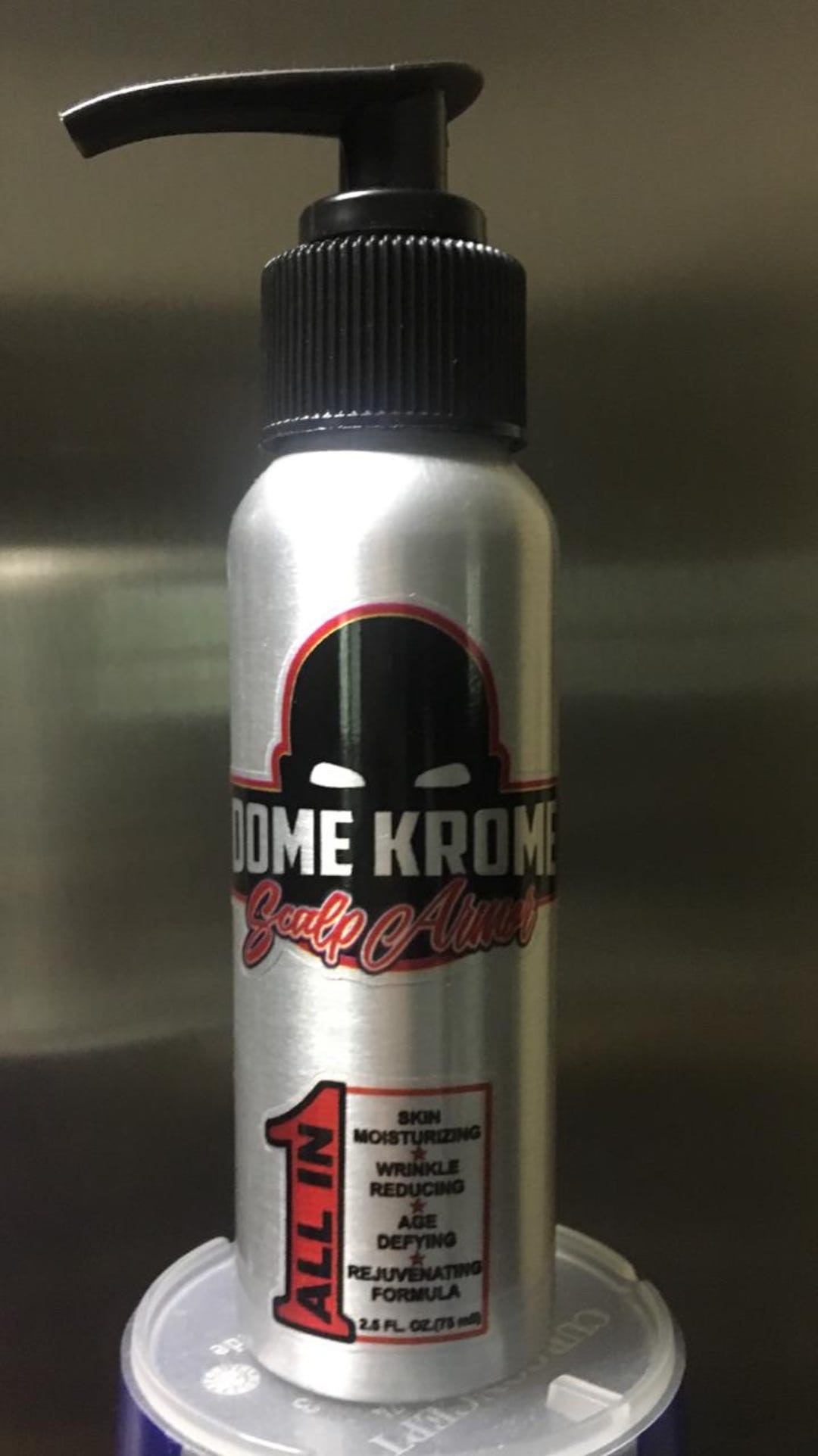Dome Krome Scalp Armor All in One Skin Moisturizing, Wrinkle Reducing ...