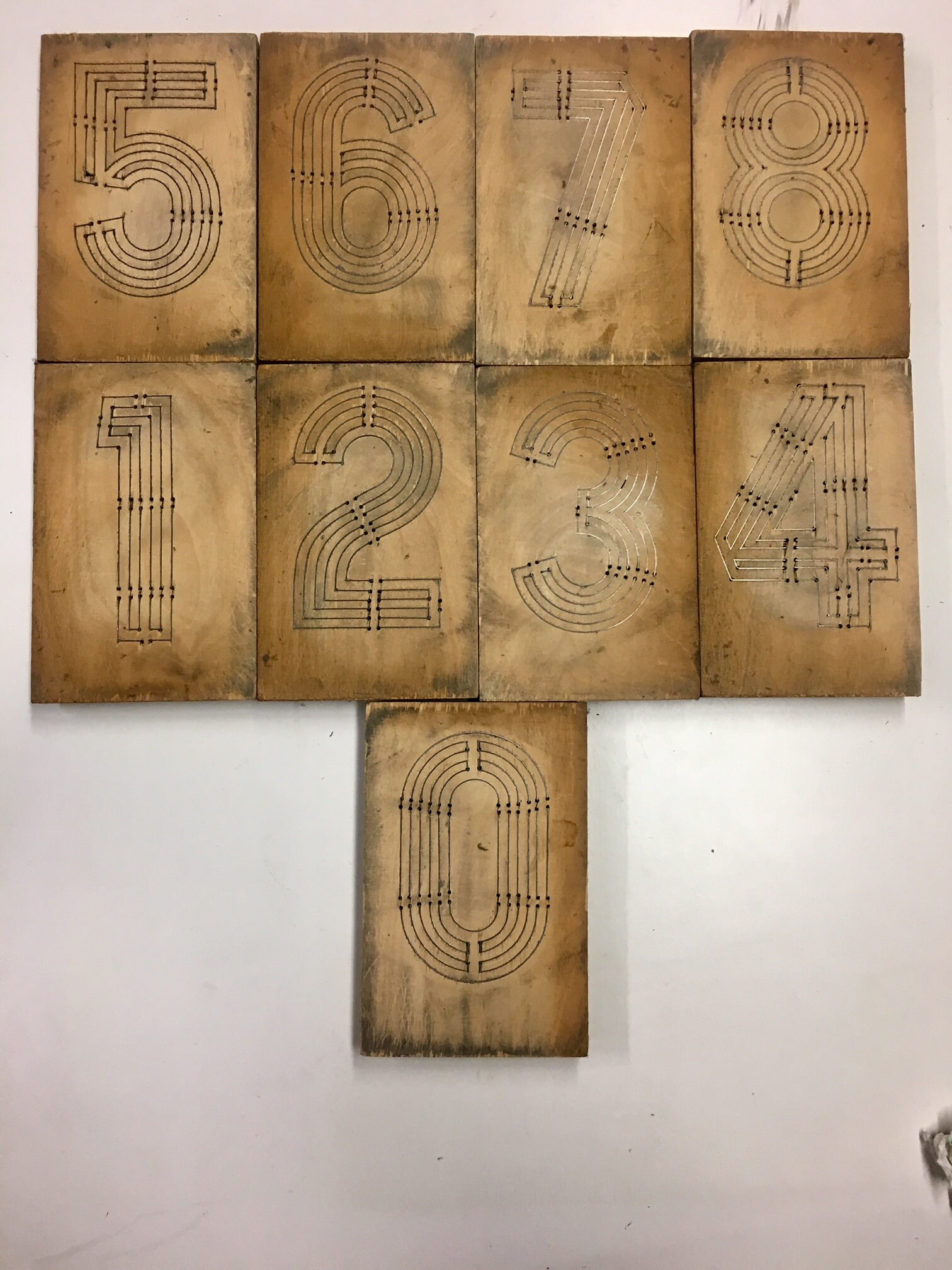 Vintage 80's ADC Die Cutter Model B-2 and ADC Steel Rule Cutting Dies ...