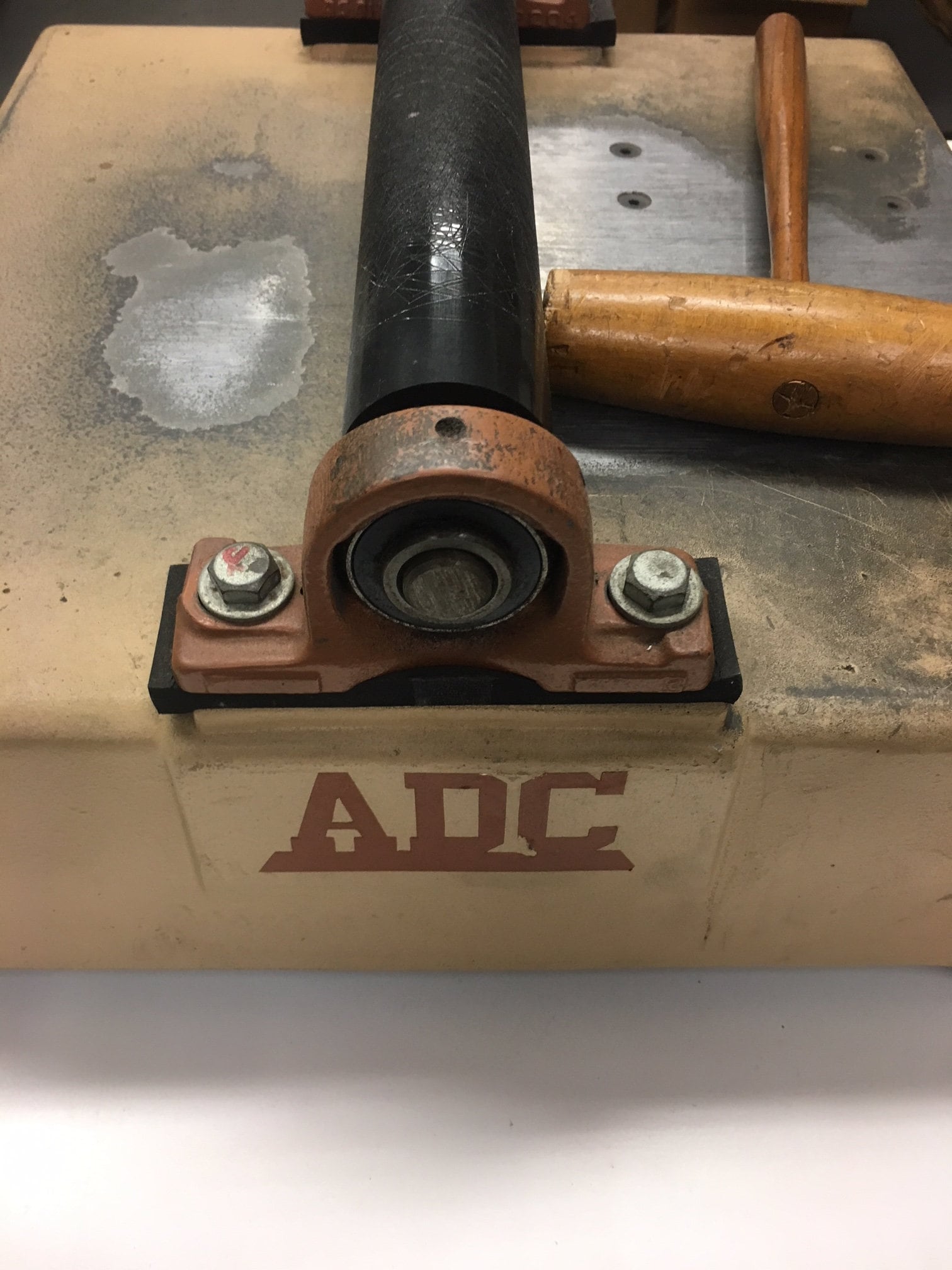 Vintage 80's ADC Die Cutter Model B-2 and ADC Steel Rule Cutting Dies ...