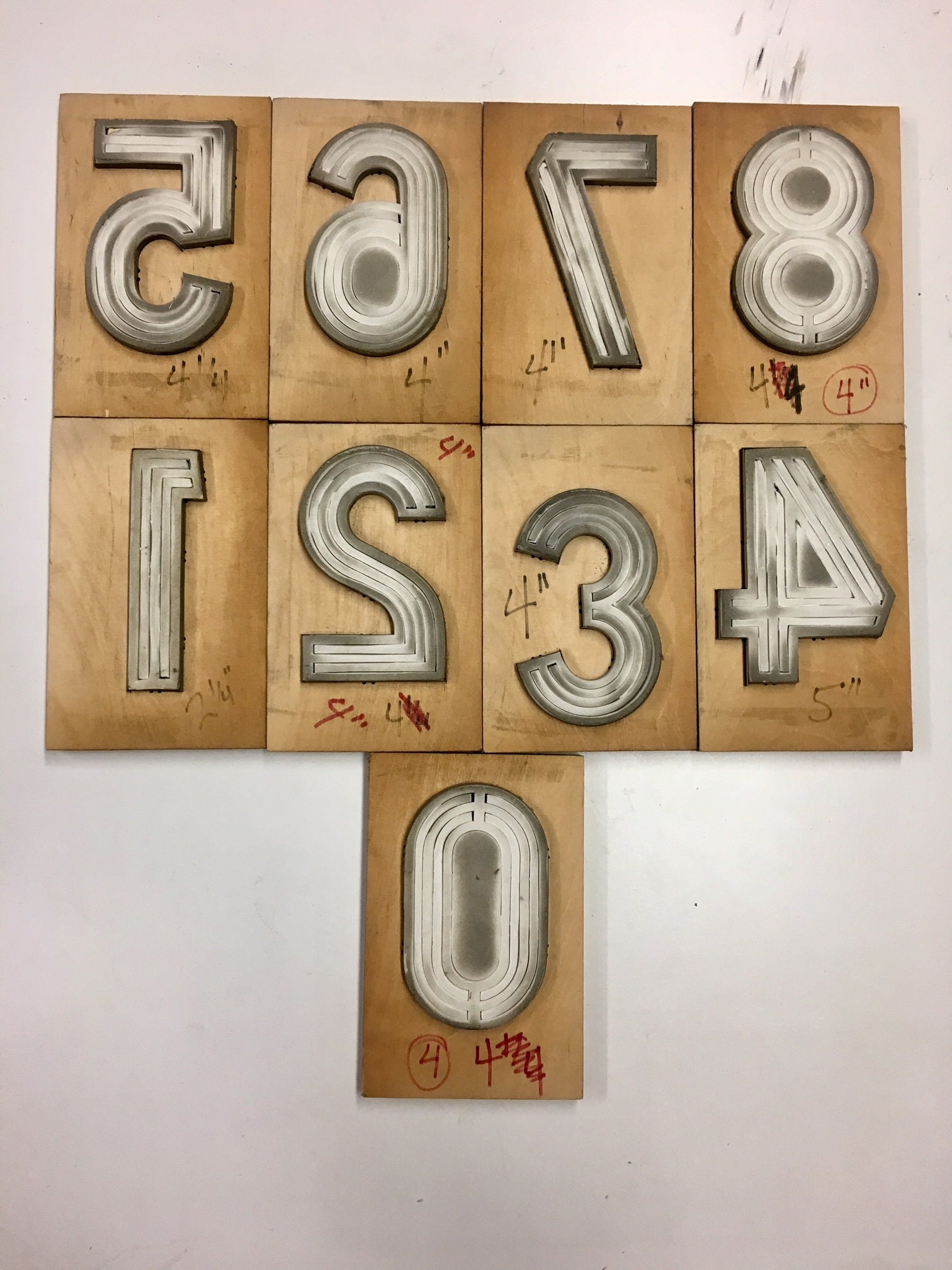 Vintage 80's ADC Die Cutter Model B-2 and ADC Steel Rule Cutting Dies ...