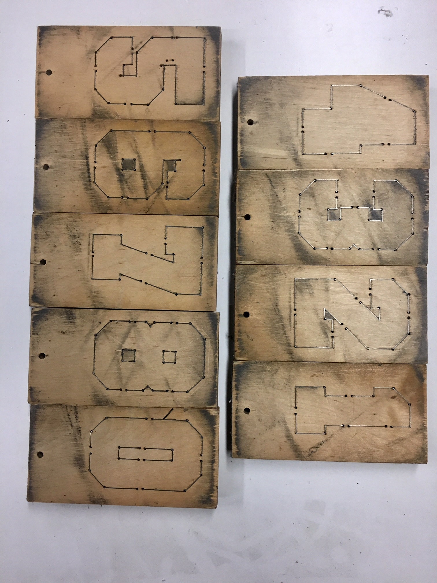 Vintage 80's ADC Die Cutter Model B-2 and ADC Steel Rule Cutting Dies ...