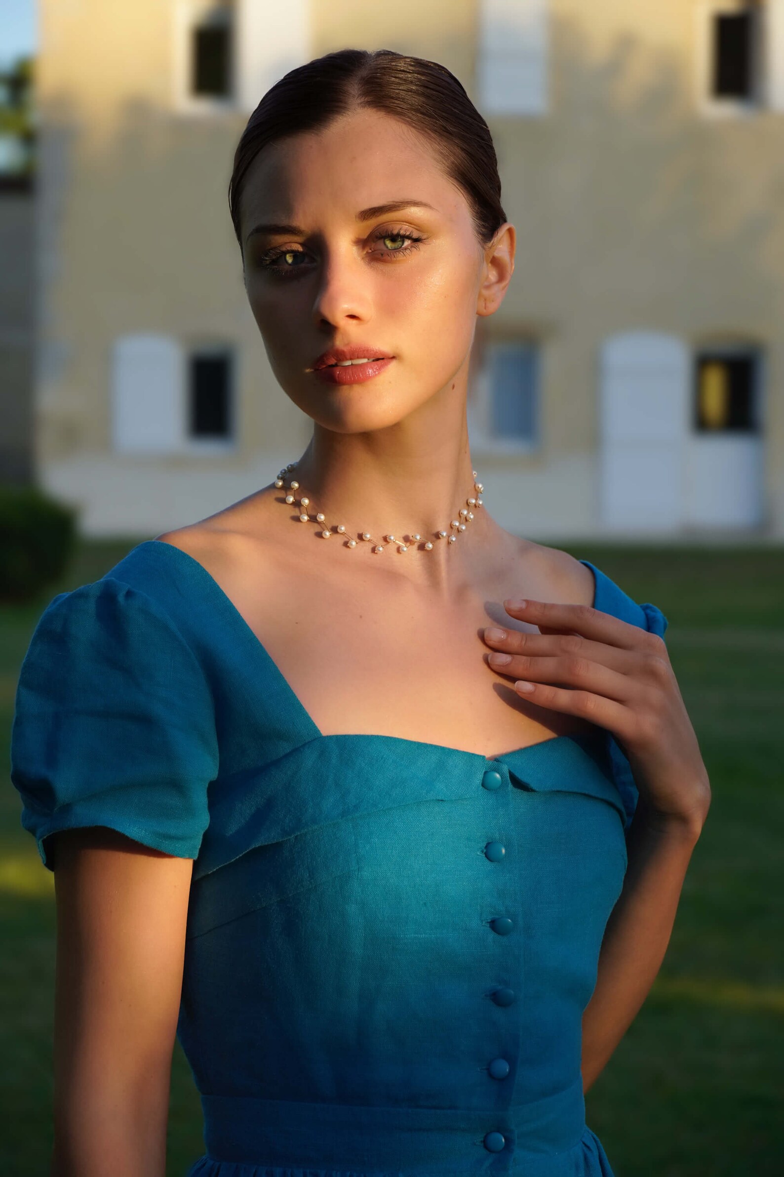 Astro Pearl Floating Necklace - Etsy