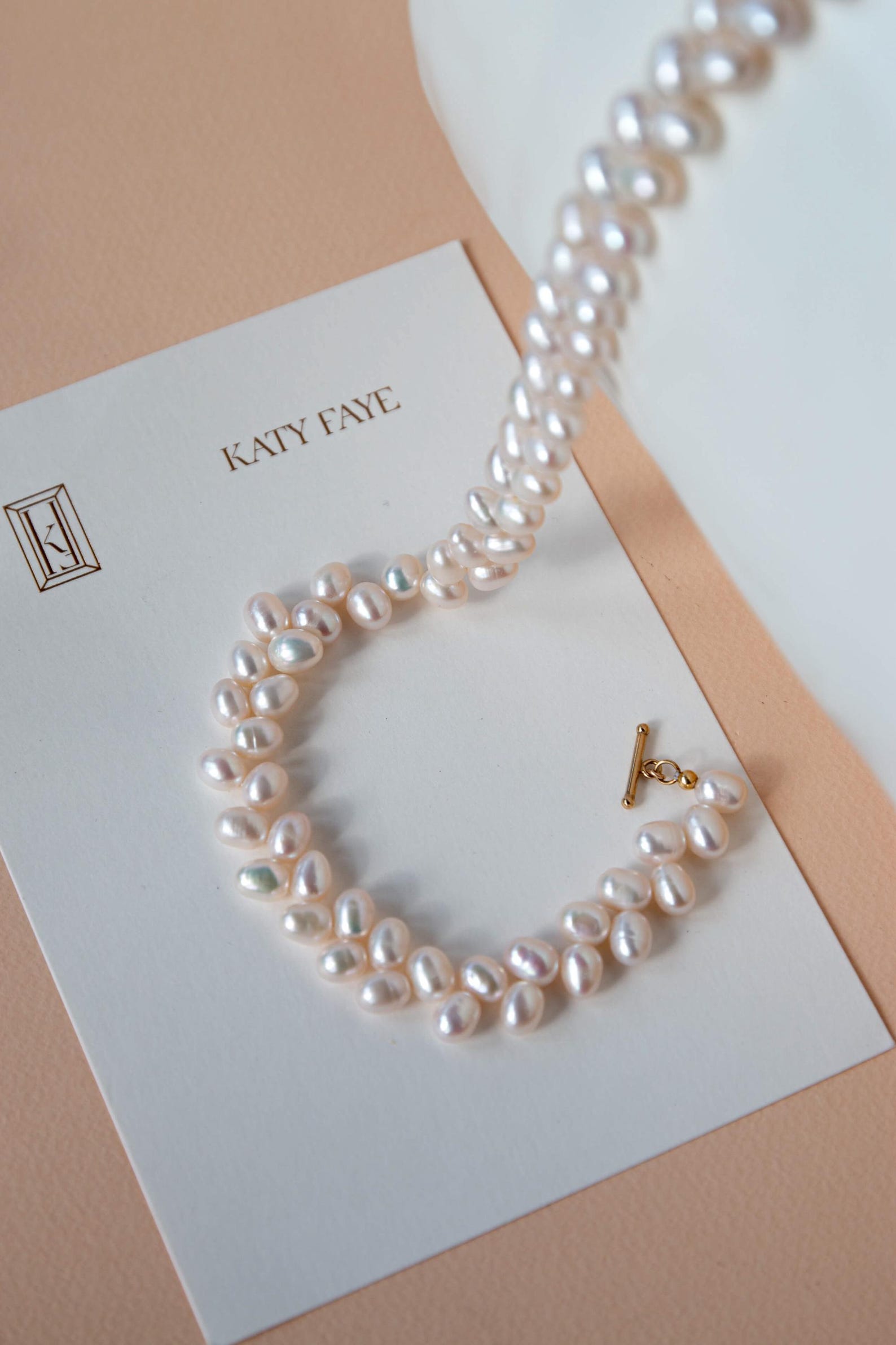 Collar de perlas de Lorena - Etsy México