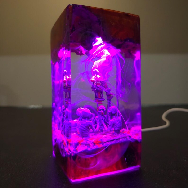 Bloodborne Game Handmade Resin Lamp,diorama Resin Epoxy,epoxy and ...
